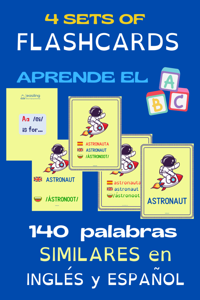 APRENDE EL ABECEDARIO CON 4 SETS DE140 PALABRAS C/U. FLASHCARDS EN PDF ...